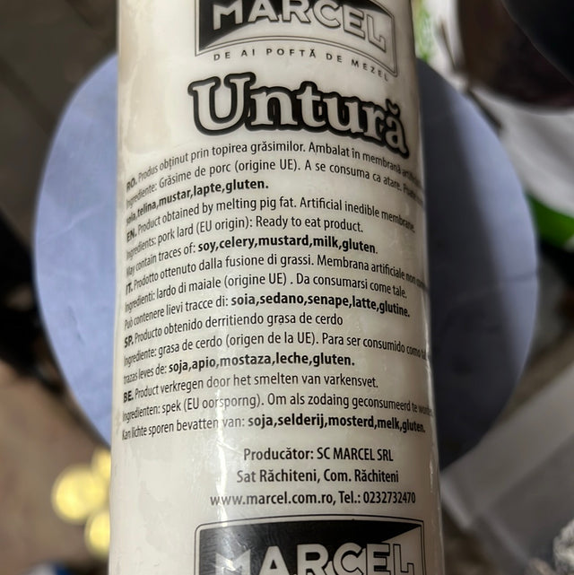 Pork lard - Marcel - 500g - A&S Market