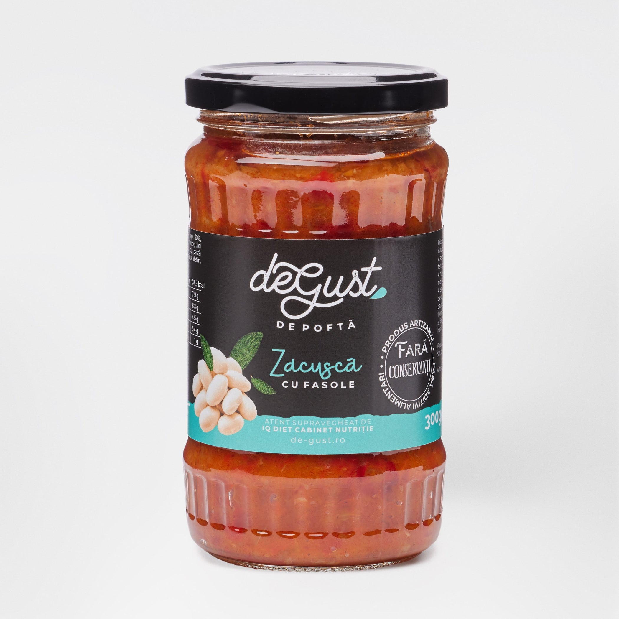 Zacusca proteica cu fasole - Degust - 300g - A&S Market