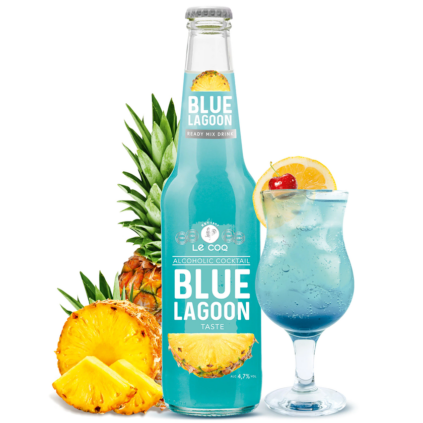 Cocktail Blue lagoon - Le Coq - 330ml - A&S Market