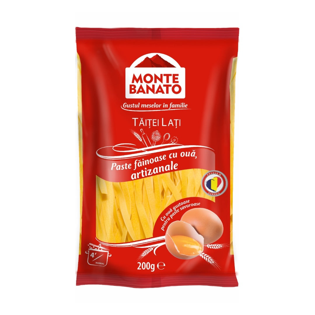 Taitei lati cu ou - Monte Banato - 200g - A&S Market