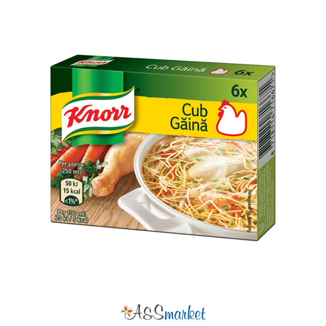 Cube with chicken flavor - Knorr - 60g - A&S Market