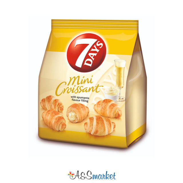 Mini croissant with champagne cream - 7 Days - 185g - A&S Market