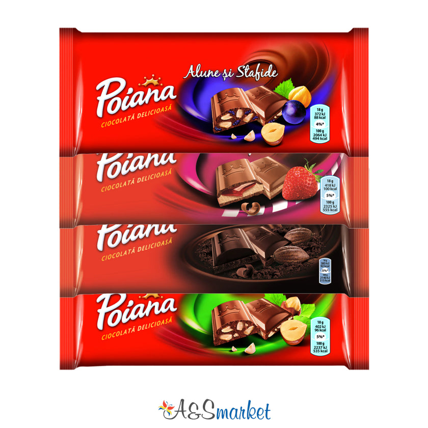 Chocolate - Poiana - 80g- 100g - A&S Market