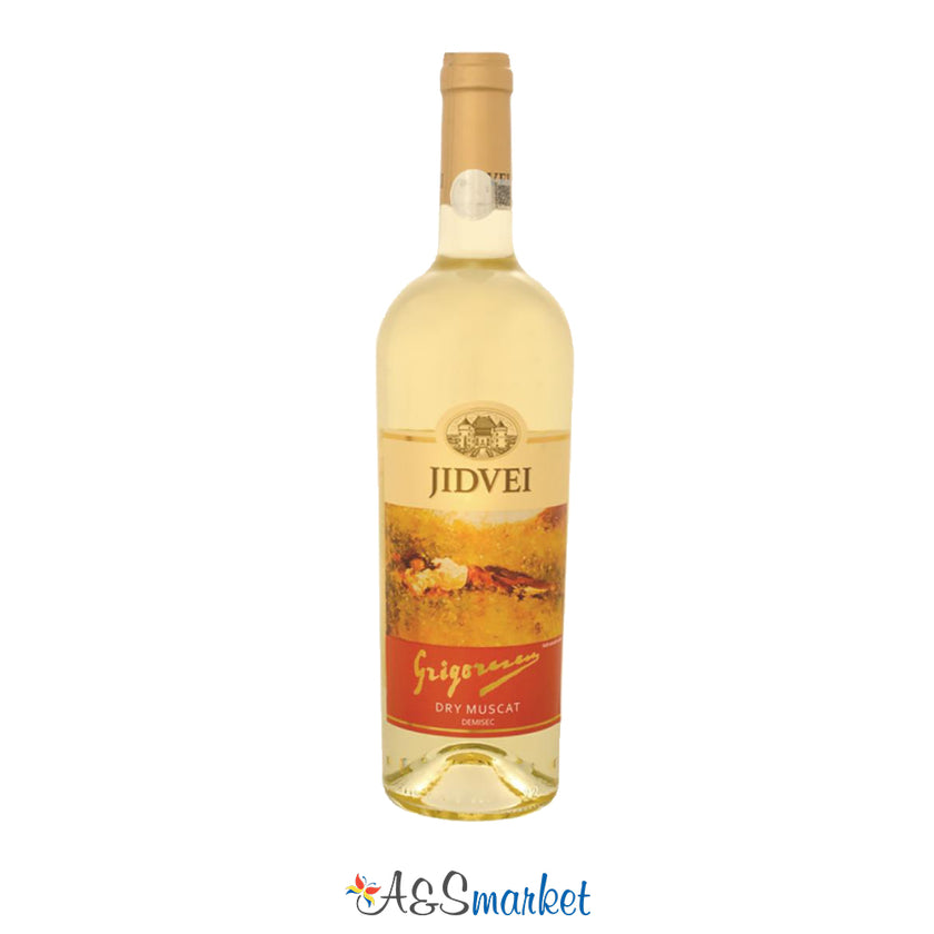 Dry Muscat demisec Nicolae Grigorescu - Jidvei - 750ml - A&S Market