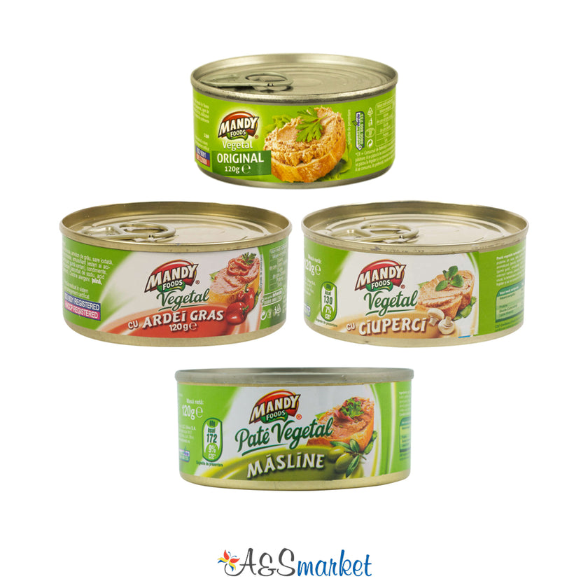 Pate vegetal - Mandy - 120g - A&S Market