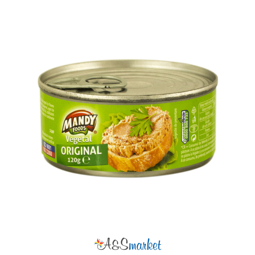 Pate vegetal - Mandy - 120g - A&S Market